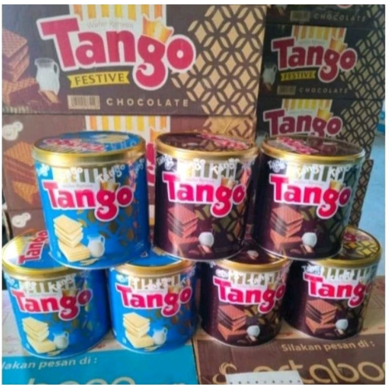 Jual TANGO Wafer Chocolate Kemasan Kaleng 270 GR | Wafer Chocolate ...