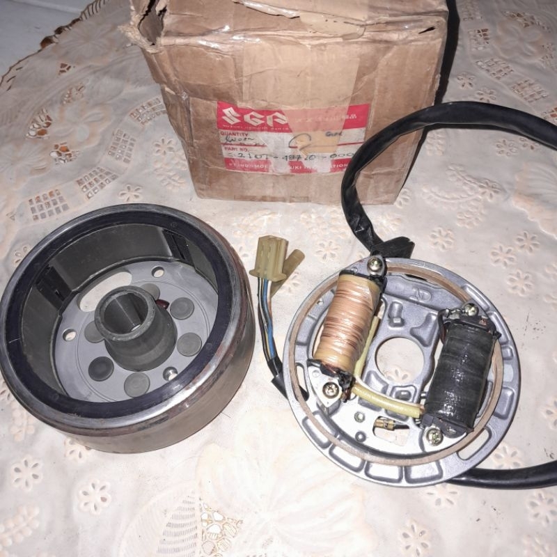 Jual Spul stator assy suzuki TS 125 original japan | Shopee Indonesia