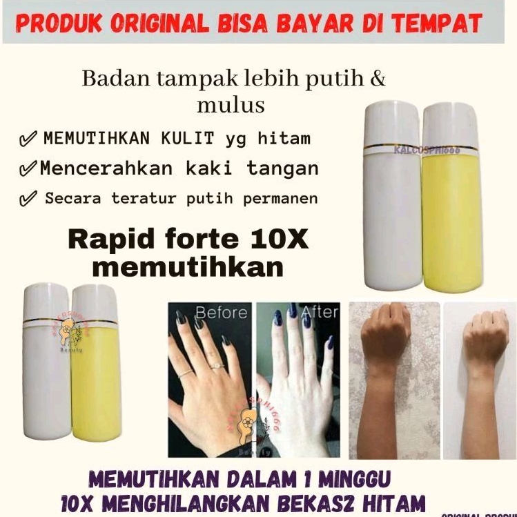 Jual HB FORTE STRONG ( 15X EXTRA CEPAT MEMUTIIHKAN ) WHITENING DOUBLE ...