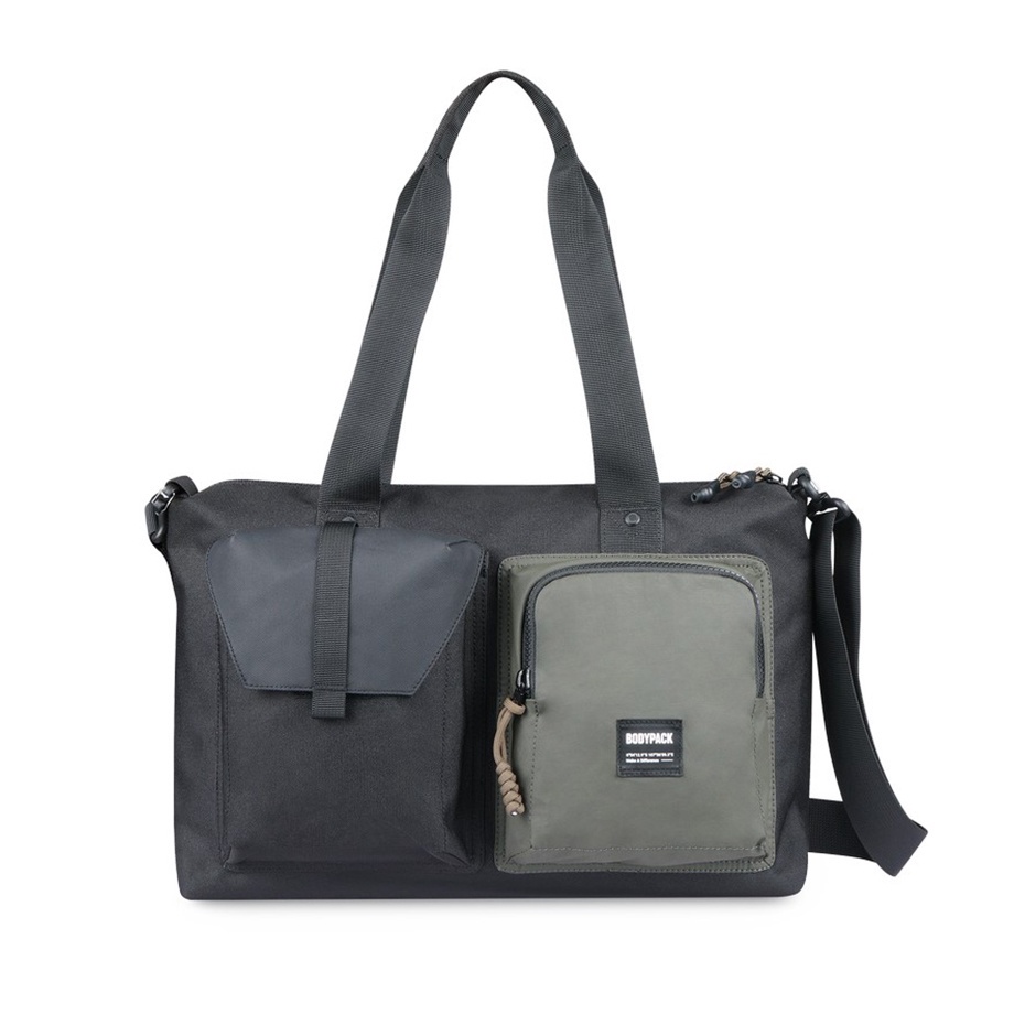 Jual Official Shop Tas Jinjing Bodypack Freelander Brief Tote Bag Hitam ...