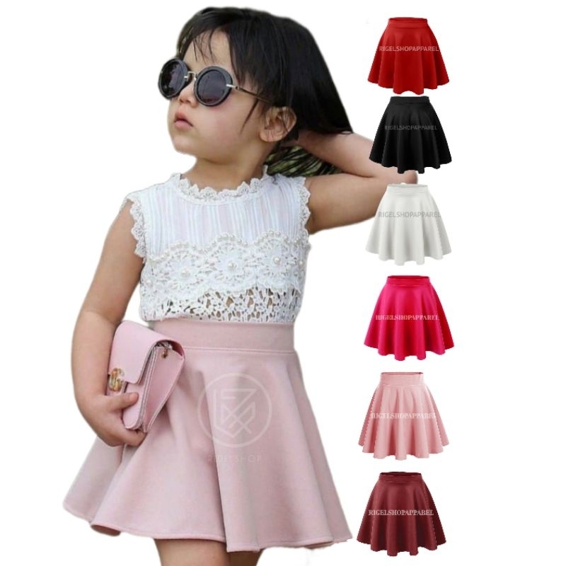 Jual rok pendek anak rok mini anak rok anak rok anak wanita rok mini ...