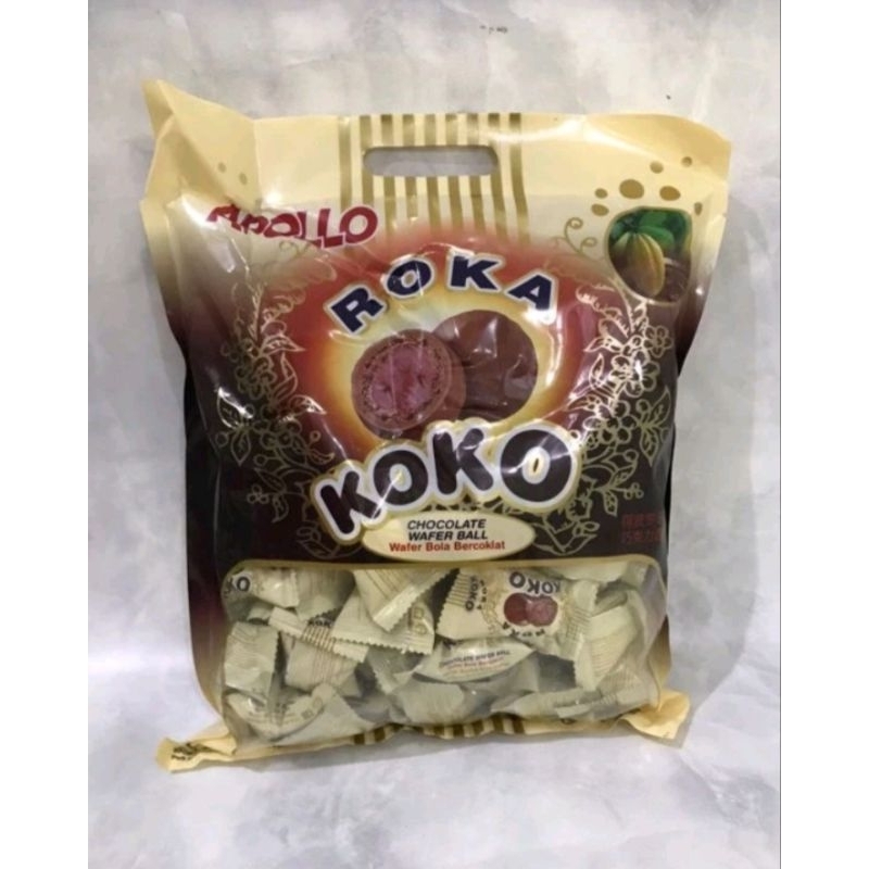 Jual Apollo Roka Koko Ball Chocolate Ball Koko Apollo Roka Wafer Coklat ...