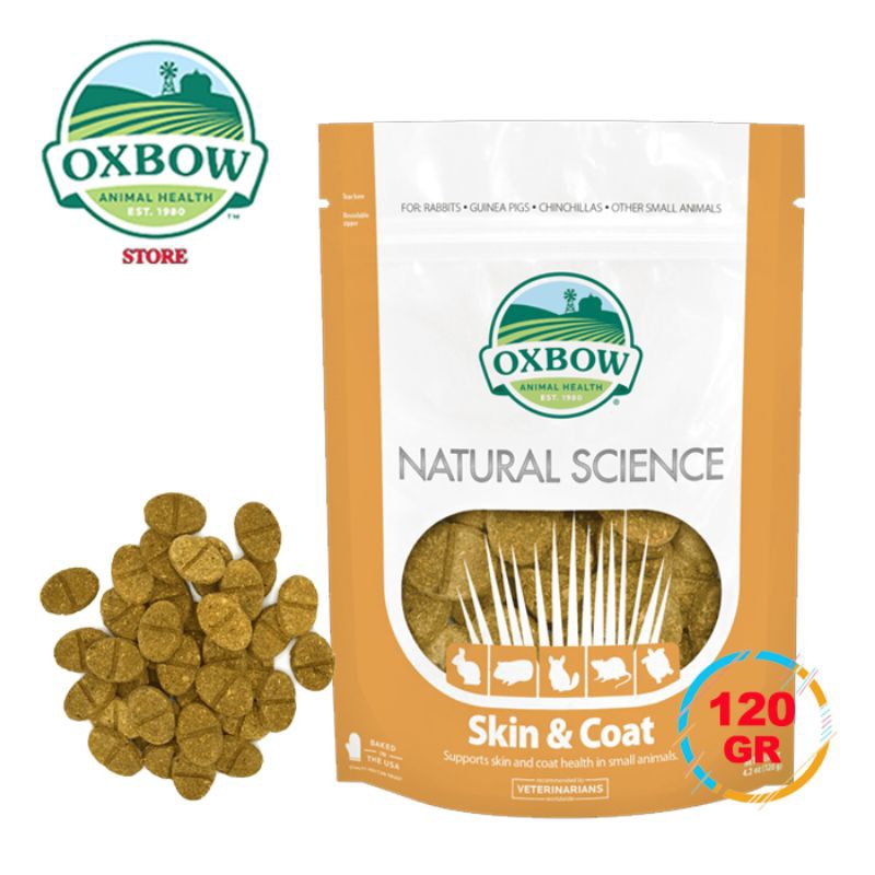 Jual Oxbow Natural Science Skin & Coat 120gr | Shopee Indonesia