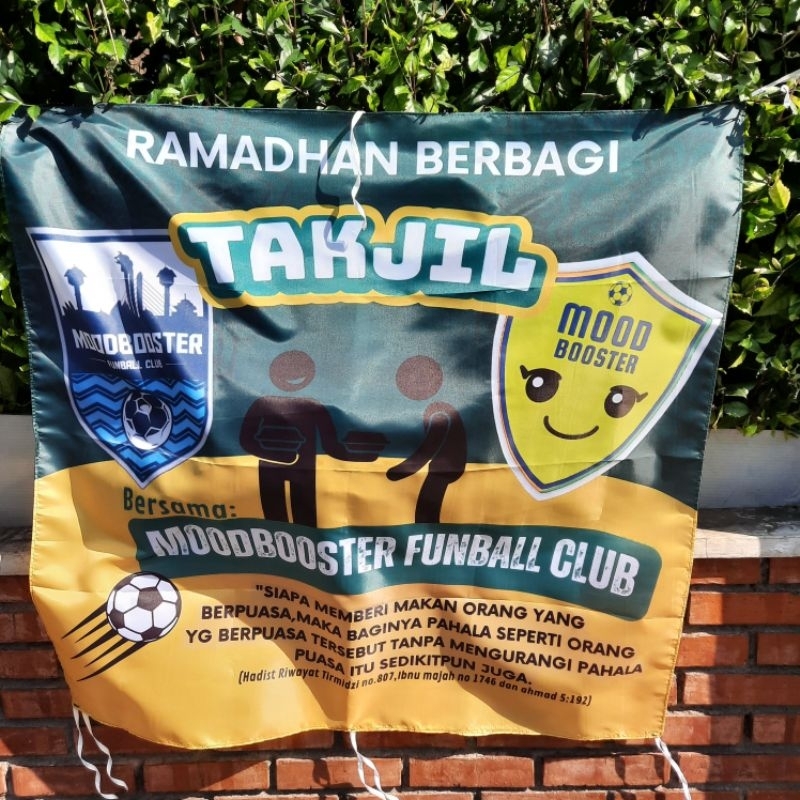 Jual spanduk kain / banner Kain / bendera kain custom gambar logo dan ...