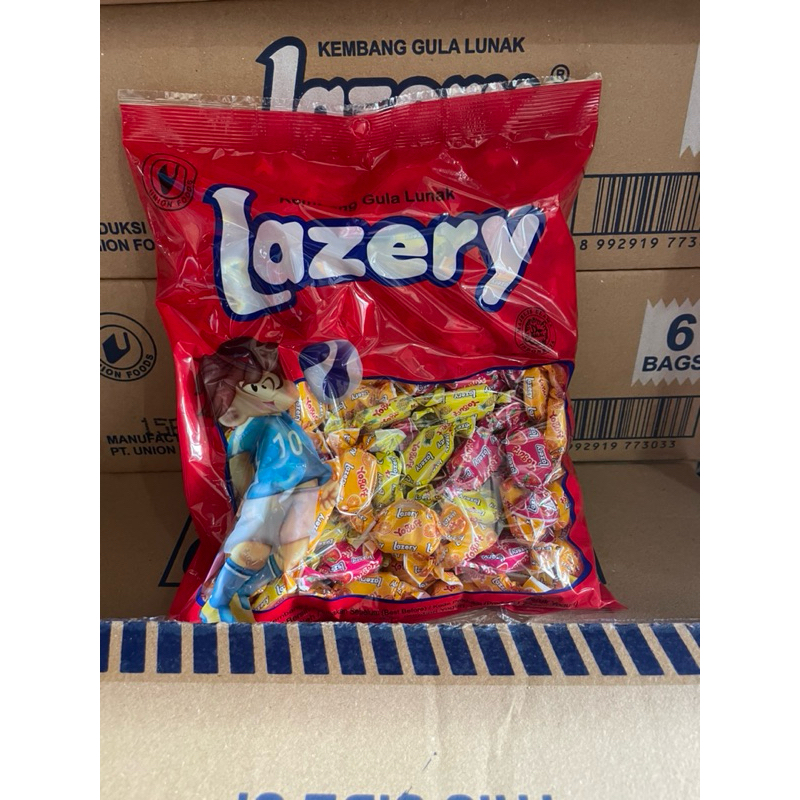 Jual lazery zak sak besar permen yogurt chewy candy isi 170butir ...