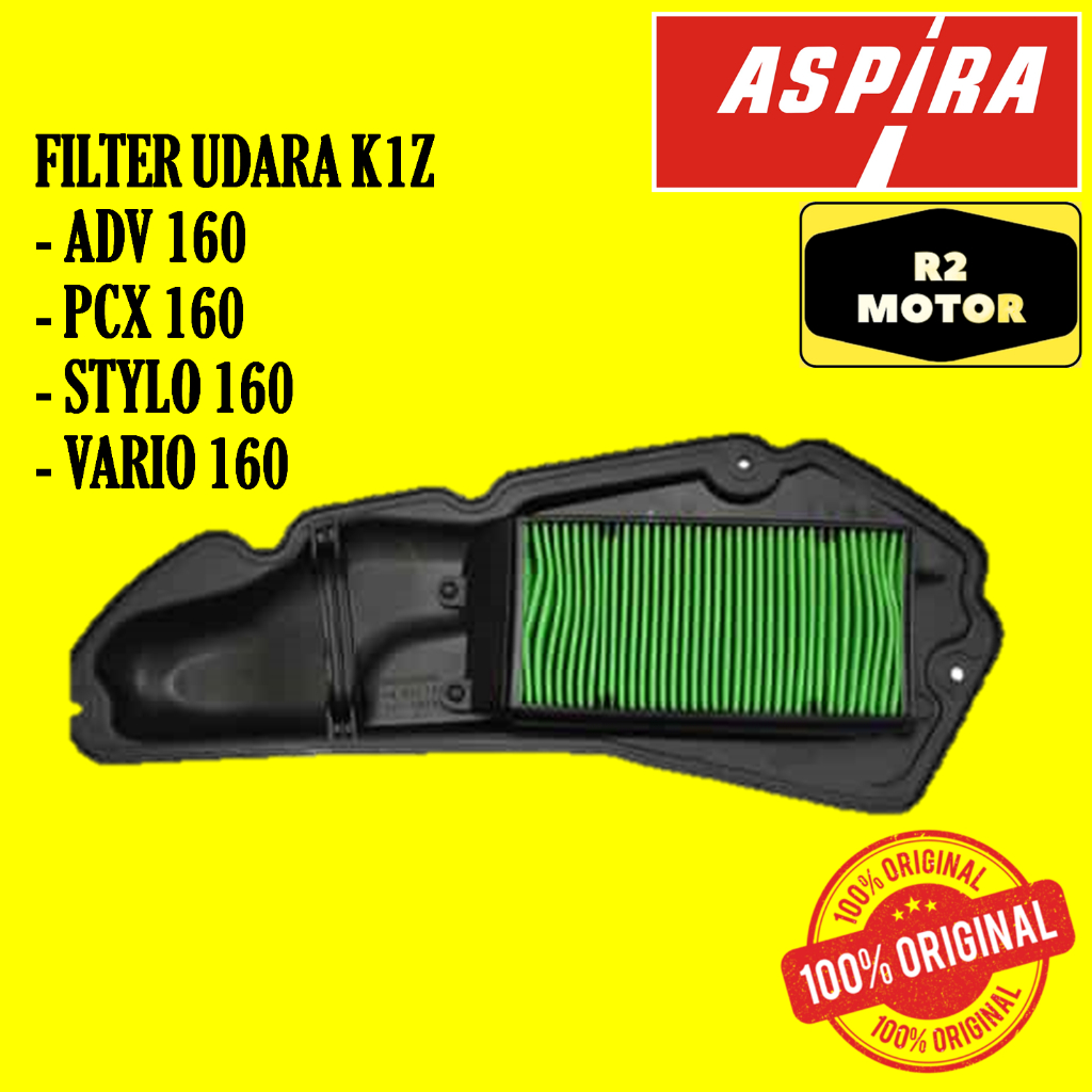 Jual FILTER SARINGAN UDARA K1Z ASPIRA ADV PCX STYLO VARIO 160 ORIGINAL ...
