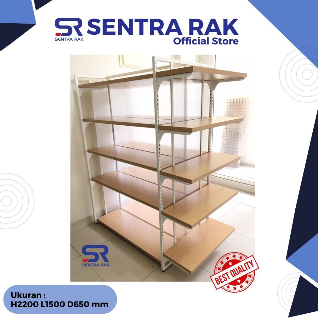 Jual Rak Lifestyle Miniso Double Island - Rak Toko Wooden SR | Shopee ...