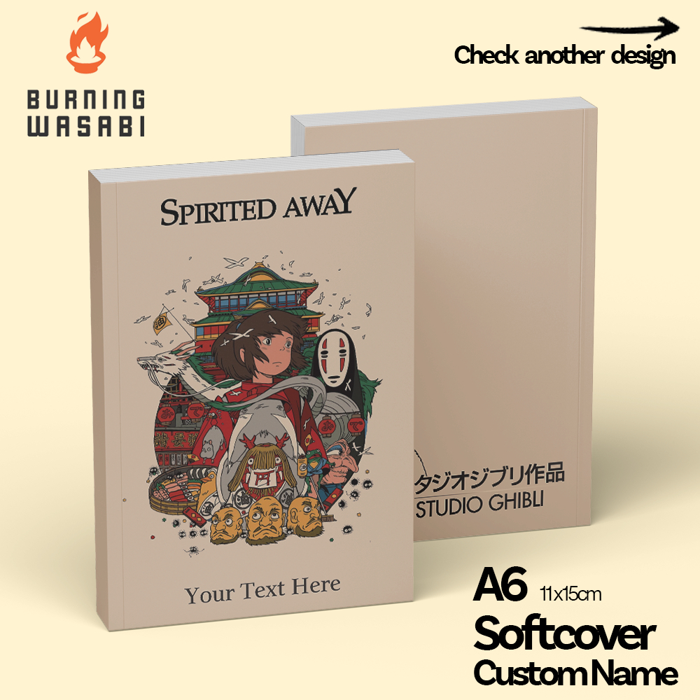 Jual Buku Saku Pocket Notebook Spirited Away Haku Chihiro Kaonashi ...