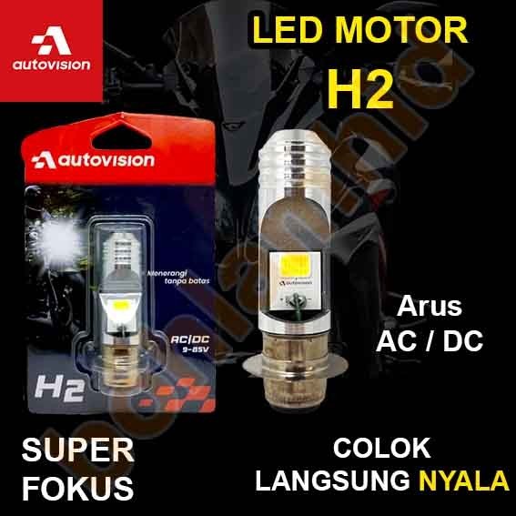 Jual Lampu LED Motor Autovision H2 SHOGUN 125 FI (cahaya putih) Bohlam ...