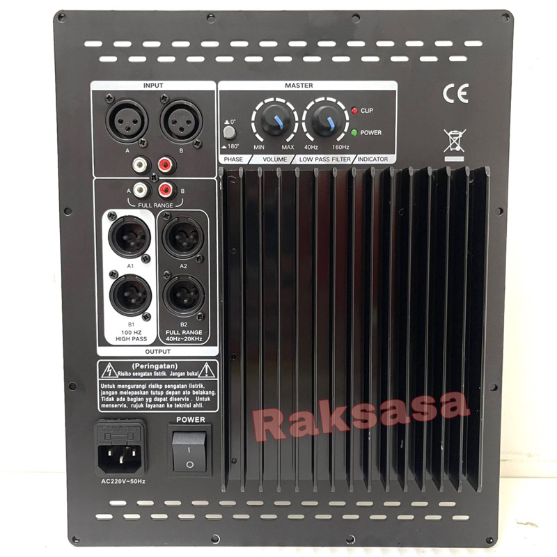 Jual modul ht500 power kit subwoofer super bass class ab 1000 watt ...