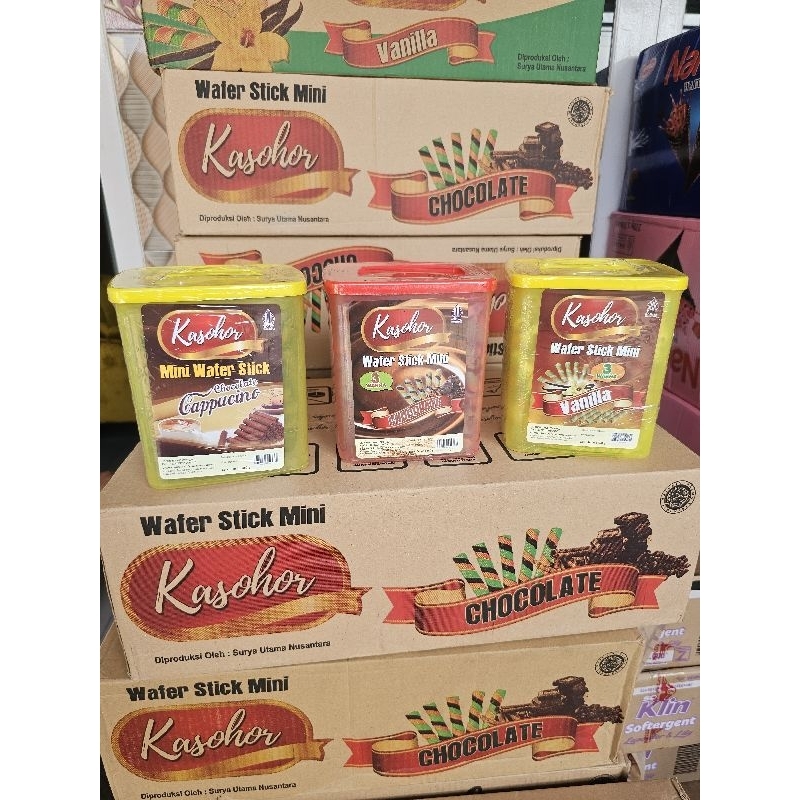 Jual kasohor wafer stick 450gram rasa rasa enak super renyah | Shopee ...