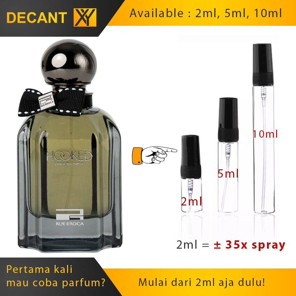 Jual Decant Afnan Rue Broca Hooked Pour Homme EDP 2ml 5ml 10ml | Shopee ...