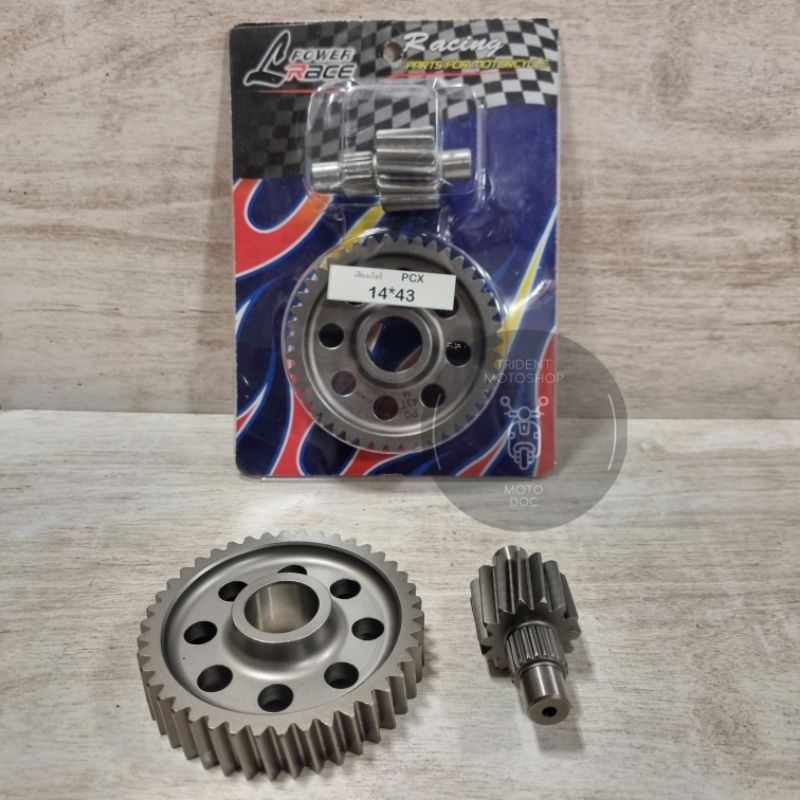 Jual GEAR GIGI RASIO Honda PCX 14-43 Rasio Set Countershaft + Final ...