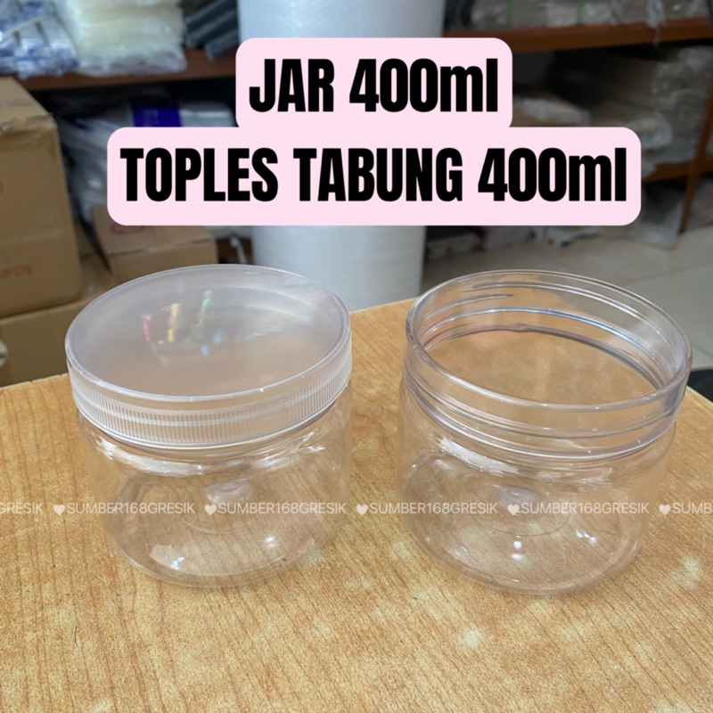 Jual [1pc] TOPLES PLASTIK TUTUP BENING 400ml | JAR CYLINDER TUTUP ...