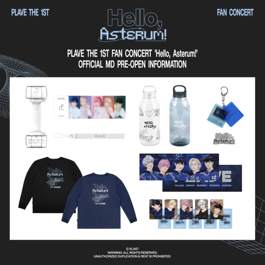 Jual [READY] OFFICIAL PLAVE THE 1ST FAN CONCERT "HELLO ASTERUM ...