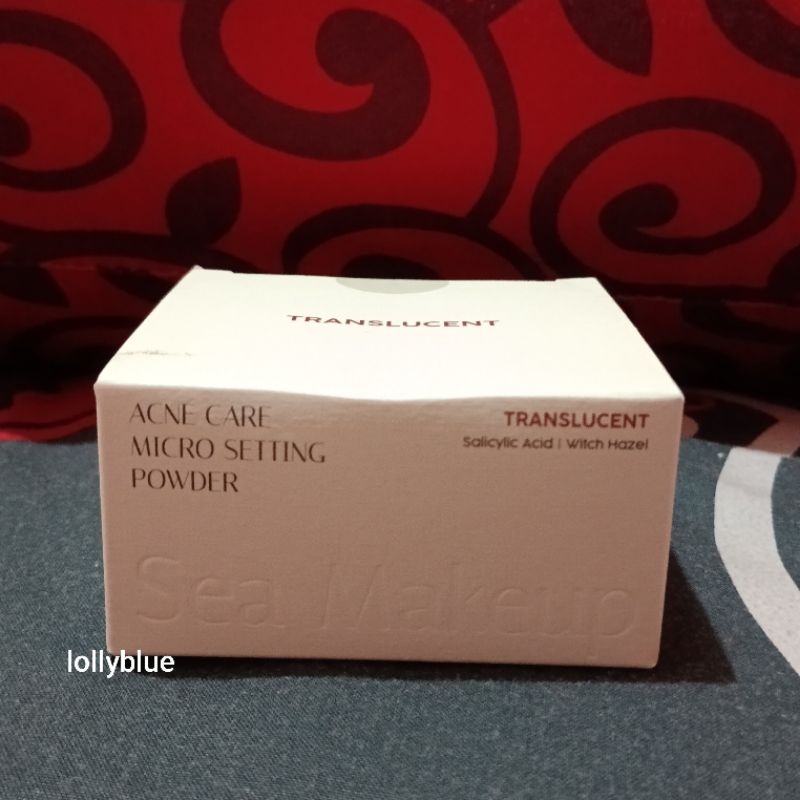Jual Sea Makeup Acne Care Micro Setting Powder Translucent | Shopee ...