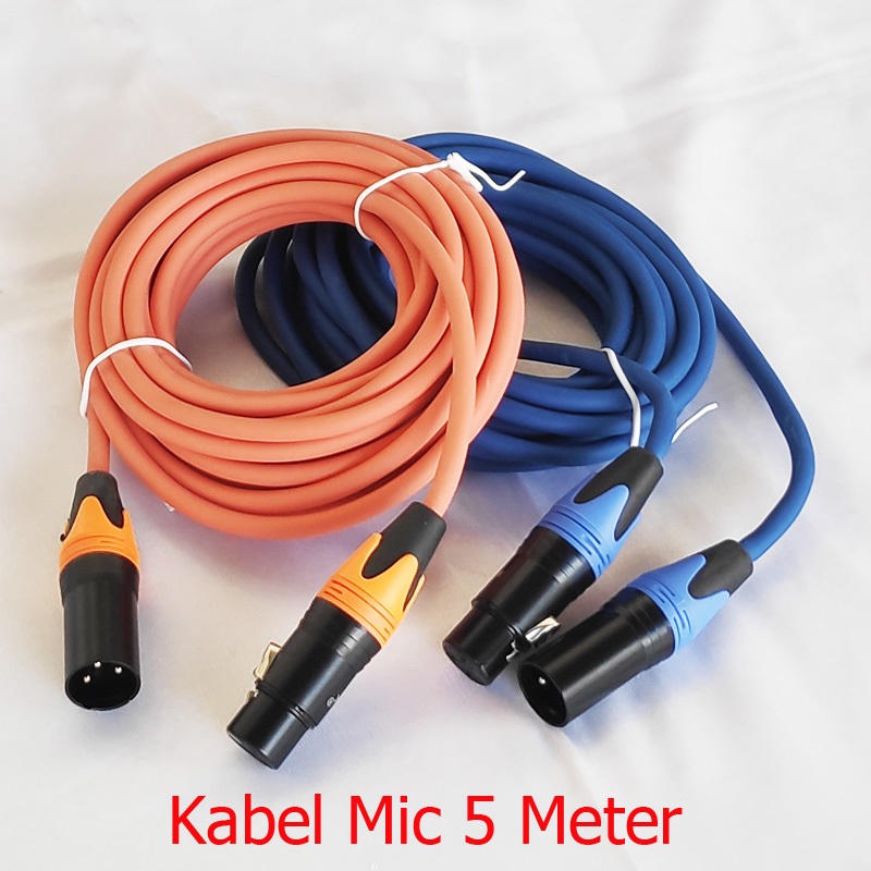 Jual KABEL MIC 5M KABEL SAMBUNG MICROPHONE KABEL MICROPHONE XLR CABLE ...