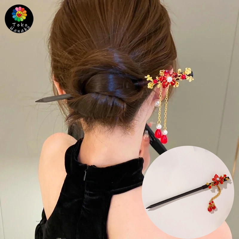 Jual Harga rendah-Jepit Rambut Gaya Tradisional Tiongkok Hiasan Kepala ...