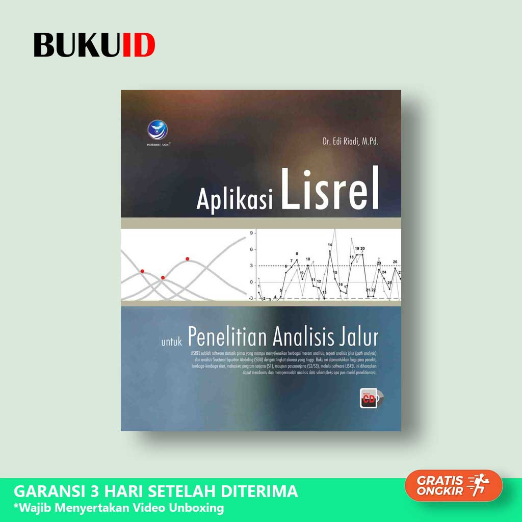 Jual Buku Aplikasi Lisrel untuk Penelitian Analisis Jalur - Original ...