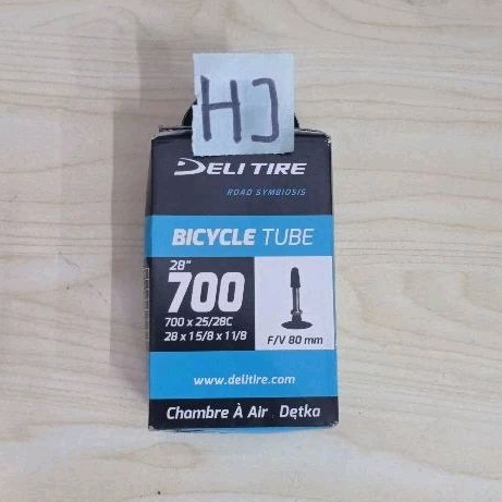 Jual Ban Dalam Tube Delitire 700x25-28C FV 80 mm 700 x 25-28C FV Roadbike Fixie | Shopee Indonesia