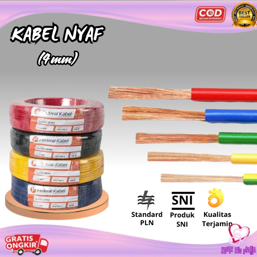 Jual Kabel Serabut NYAF 4mm Kabel NYAF 4mm Kabel Serabut Kabel Grounding Kabel Negatif Kabel ...