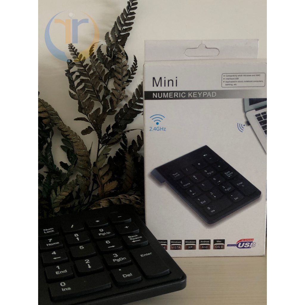 Jual MINI NUMERIC KEYBOARD KABEL (WARNA BLACK ELEGAN) | Shopee Indonesia