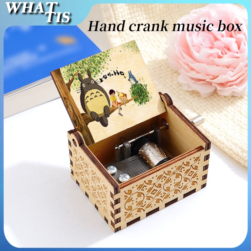 Jual Kotak Musik Kayu Music Box Vintage Manual Mainan Musik Box ...