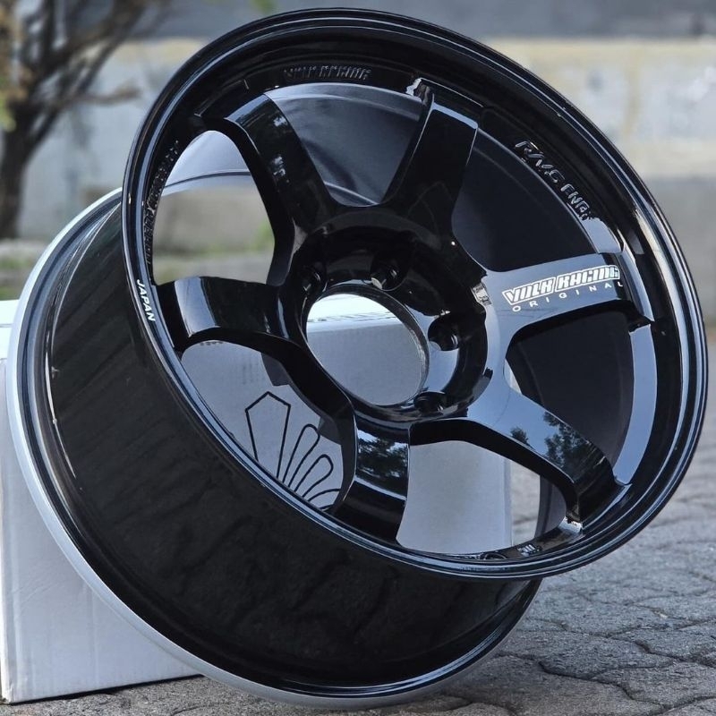 Jual velg mobil ring 18 TE37 FLOW FORMING velg racing mobil r18 velg racing Pajero Fortuner ...