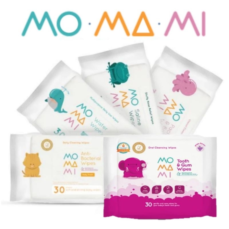 Jual Momami Tisu Basah Bayi 30 Lembar - Momami Wipes All Variant ...