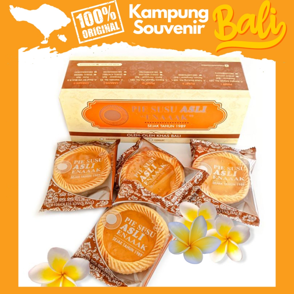 Jual Pia Susu Asli Enak Enaaak Oleh Oleh Khas Bali Kue Pie Susu Ajik | Shopee Indonesia