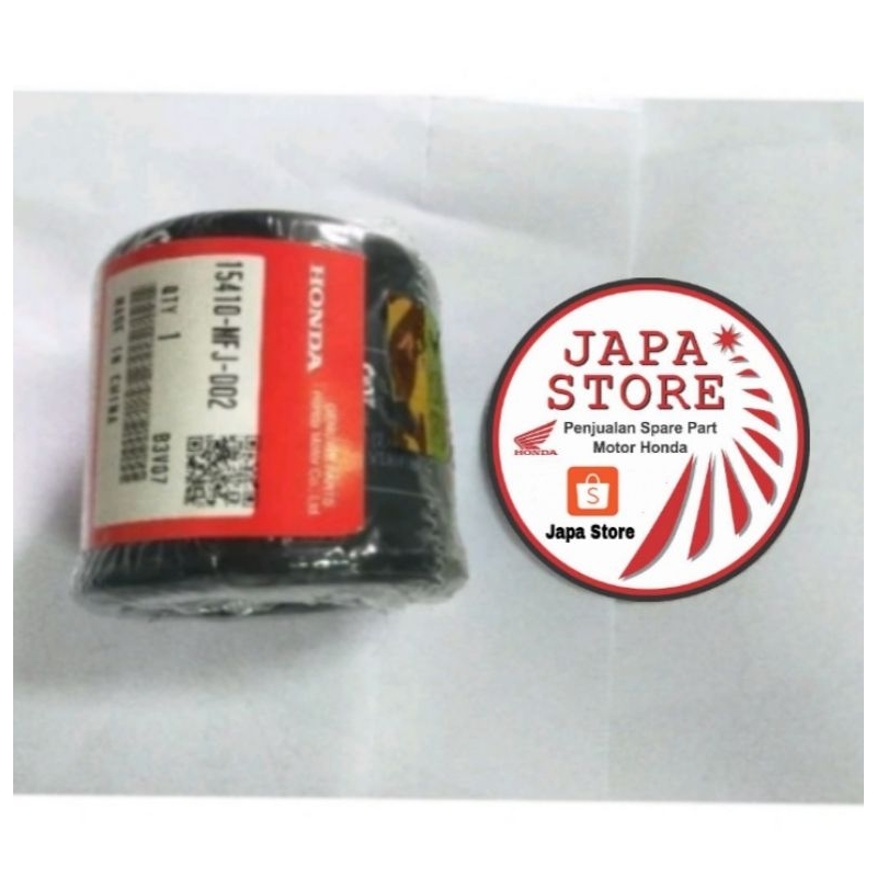 Jual 15410MFJD02 FILTER OLI FORZA 250 ORI AHM HONDA SARINGAN OLI FORZA ...