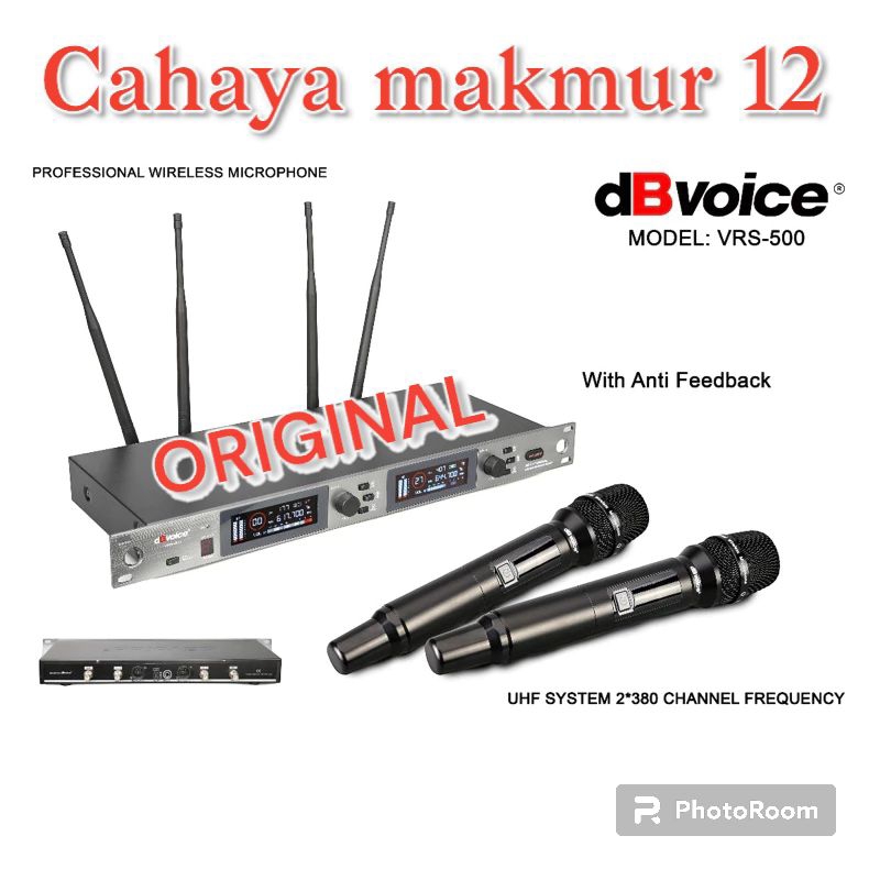 Jual Mic Wireless dB Voice VRS 500 Original dBvoice VRS500 Anti ...