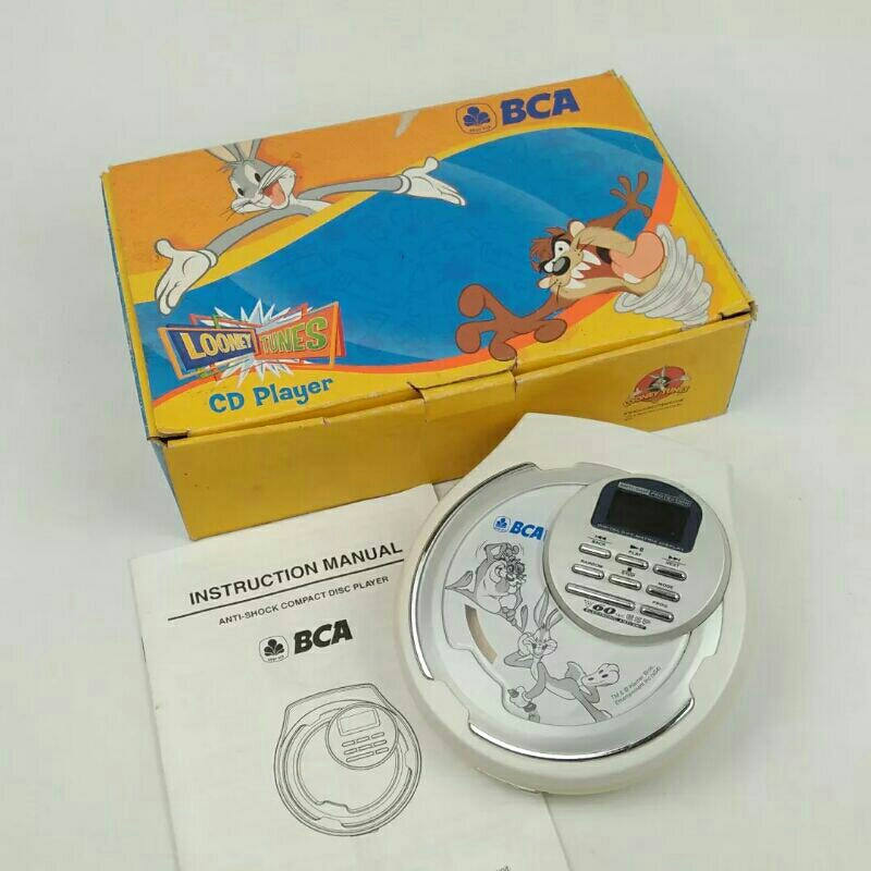Jual DISCMAN CD PLAYER BCA LOONEY TUNES (WHITE) | Shopee Indonesia