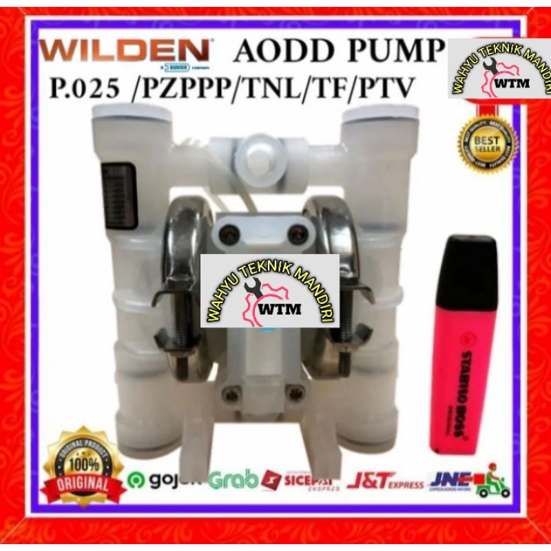 Jual WILDEN PUMP P025/PZPPP/TNL/TF/PTV 1/4" PLASTIK DIAPHRAGM PUMP ...