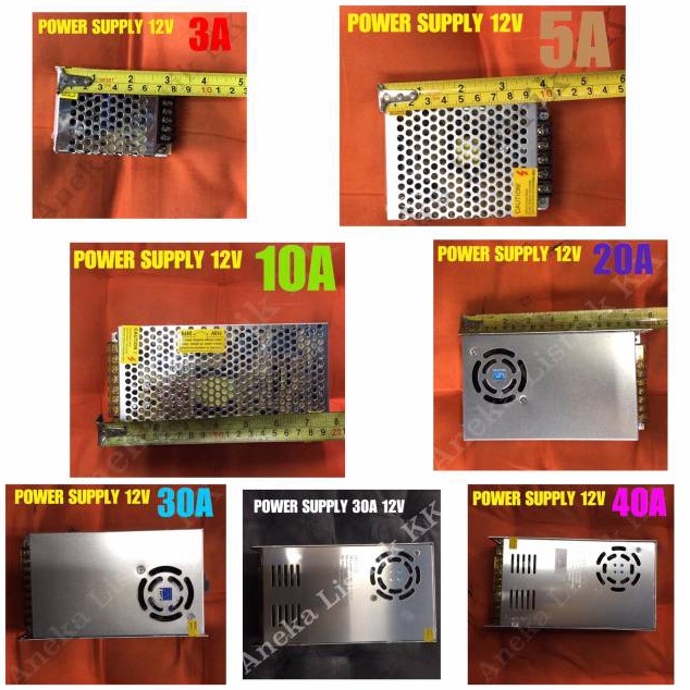 Jual Product POWER SUPPLY 12V 3A 5A 1A 2A 3A 4A Trafo 3 5 1 2 3 4 A ...