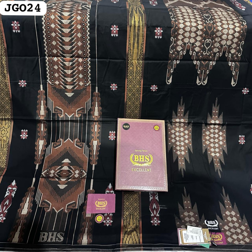 Jual Sarung BHS Excellent JACQUARD Gold Motif E58 JGO Original Full ...