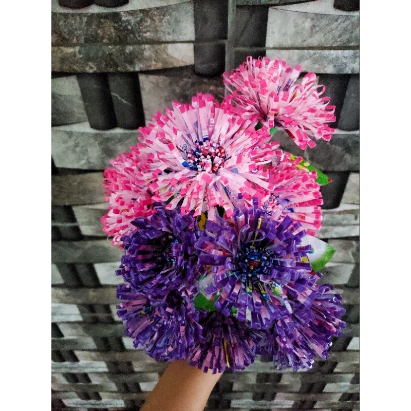 Jual daur ulang bungkus detergen/daur ulang bungkus kemasan/ bunga dari ...