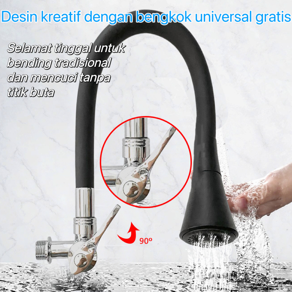 Jual SUS 304 Stainless Kran Serbaguna Kran Angsa Cuci Piring Dapur ...