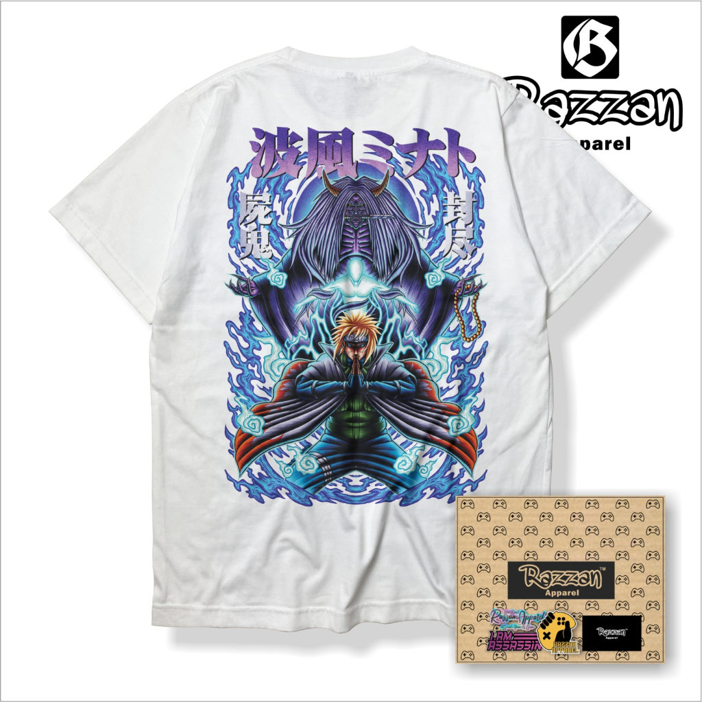 Jual Razzan T-shirt kaos minato shiki fujin special anime naruto ...