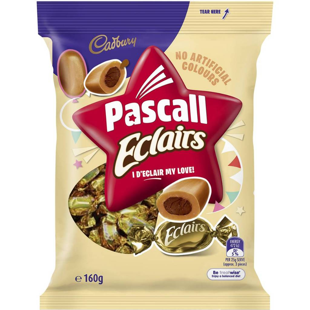 Jual Cadbury Pascall Chocolate Eclairs Lollies | Shopee Indonesia
