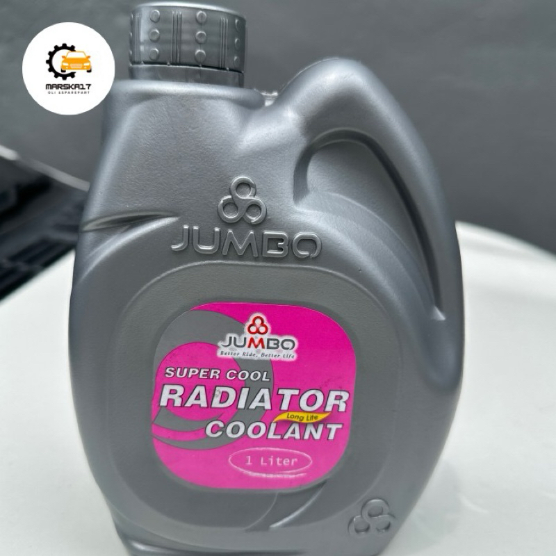 Jual Air Radiator Jumbo Warna Merah Kemasan 1 Liter Original | Shopee ...