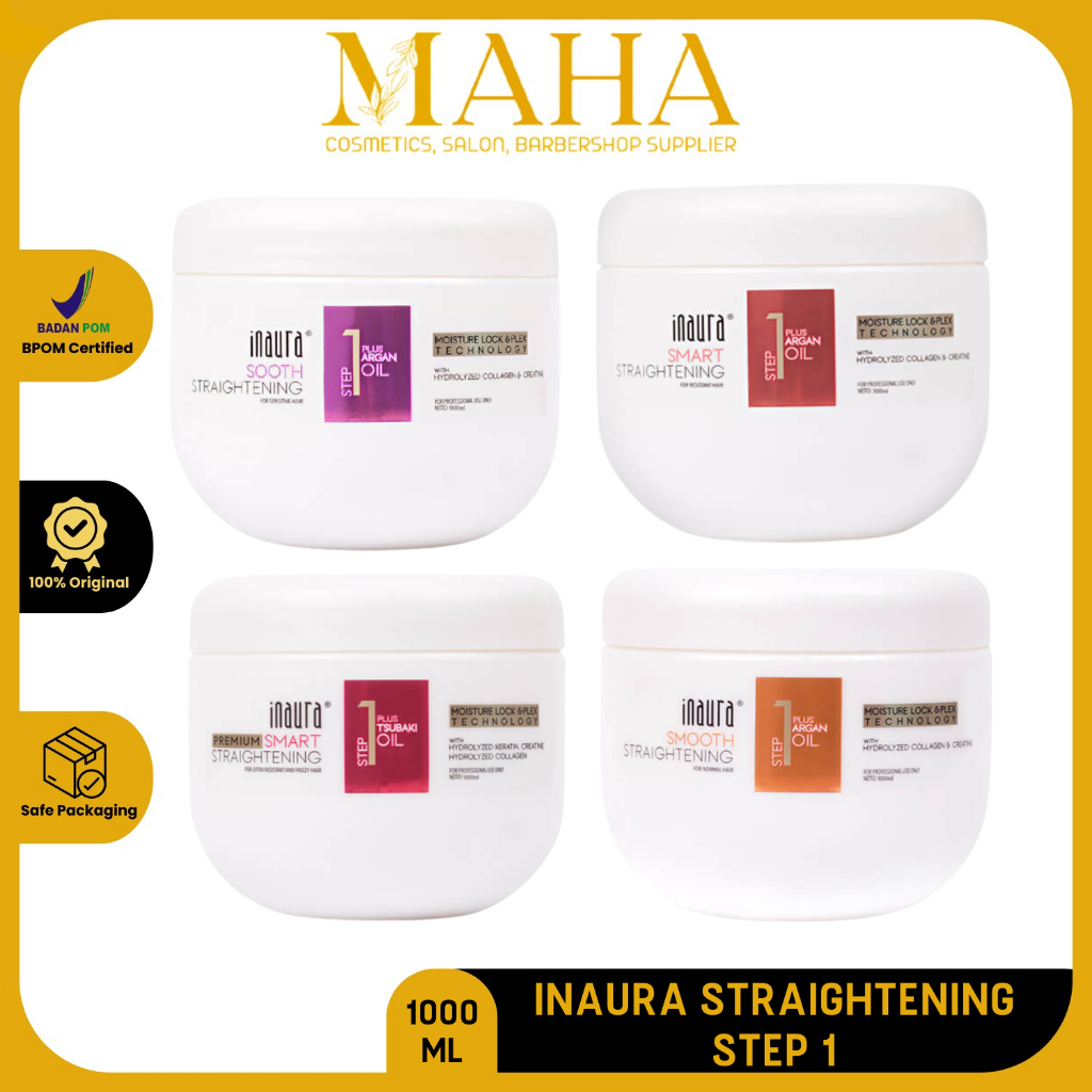Jual INAURA STRAIGHTENING STEP 1 1000 ML | Shopee Indonesia