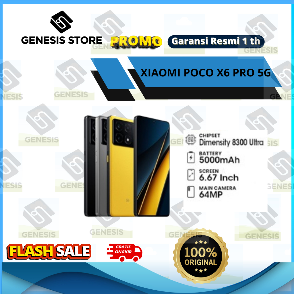 Jual XIOMI POCO X6 PRO 5G GARANSI RESMI 1 TAHUN | Shopee Indonesia