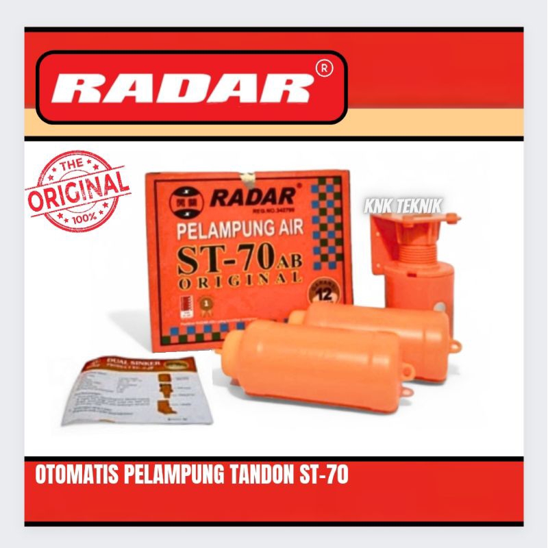 Jual Otomatis Pelampung Tandon Air ST-70 RADAR ORIGINAL | Shopee Indonesia