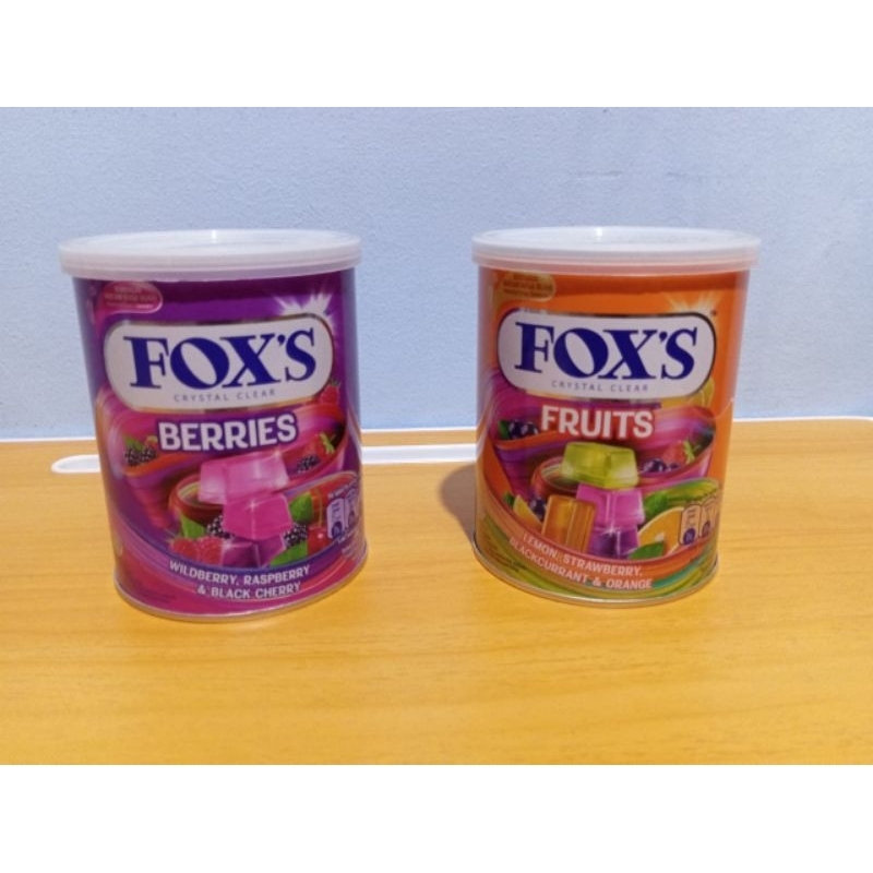 Jual Permen Fox's crystal clear kaleng 180gr | Shopee Indonesia