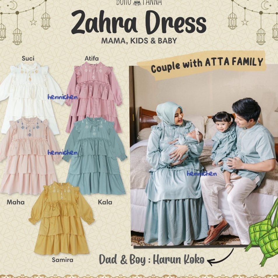 Jual Belanja hemat BOHOPANNA ZAHRA BABY DRESS ZAHRA DRESS KIDS ZAHRA DRESS MOM DRESS ANAK ...
