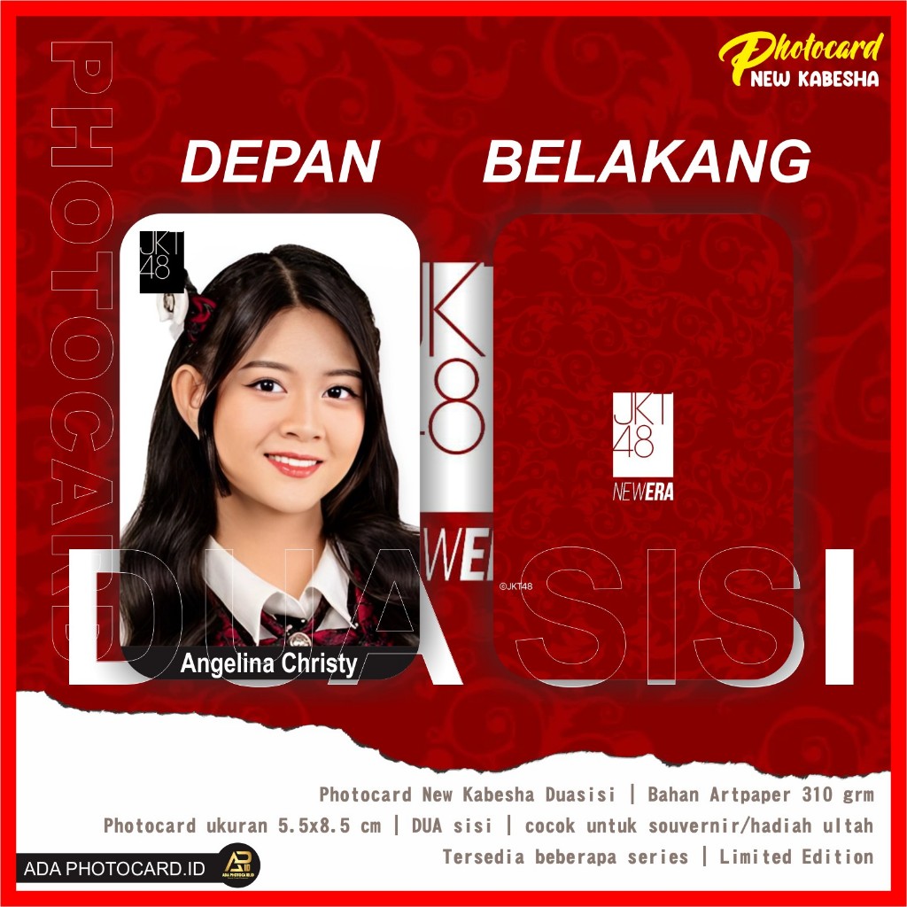 Jual Photocard JKT48 Edisi New Kabesha duasisi Unofficial/Fanmade isi 30 Pcs Premium (Bonus ...
