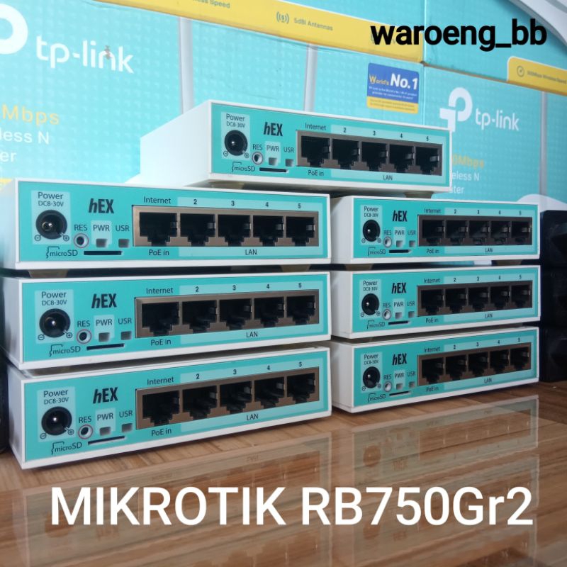 Jual MIKROTIK RB750Gr2 Port LAN GIGABIT | Shopee Indonesia