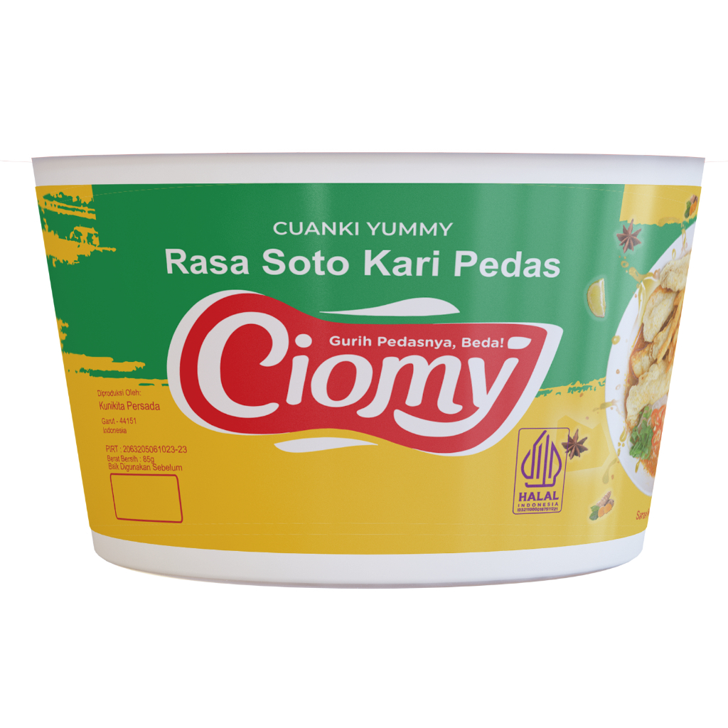 Jual CIOMY Cuanki Instan Non MSG Chicken Cheese Cup Spicy Reguler Lite ...