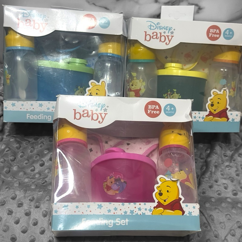 Jual Feeding Set Tempat susu Milk Powder Gift Set Disney Baby Botol ...